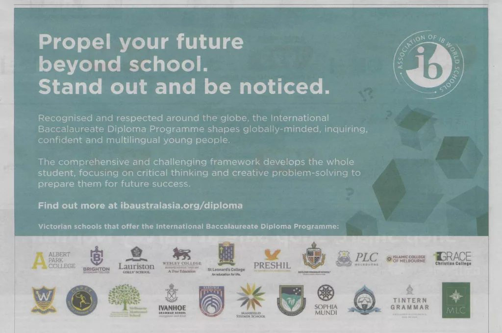Propel Your Future Beyond School - Melbourne Montessori College